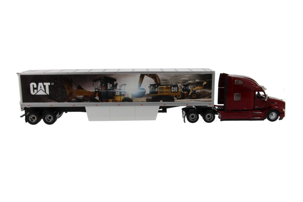 Cat Diecast Mural Trailer with Peterbilt 579 Ultraloft Cab Truck 85665 ...