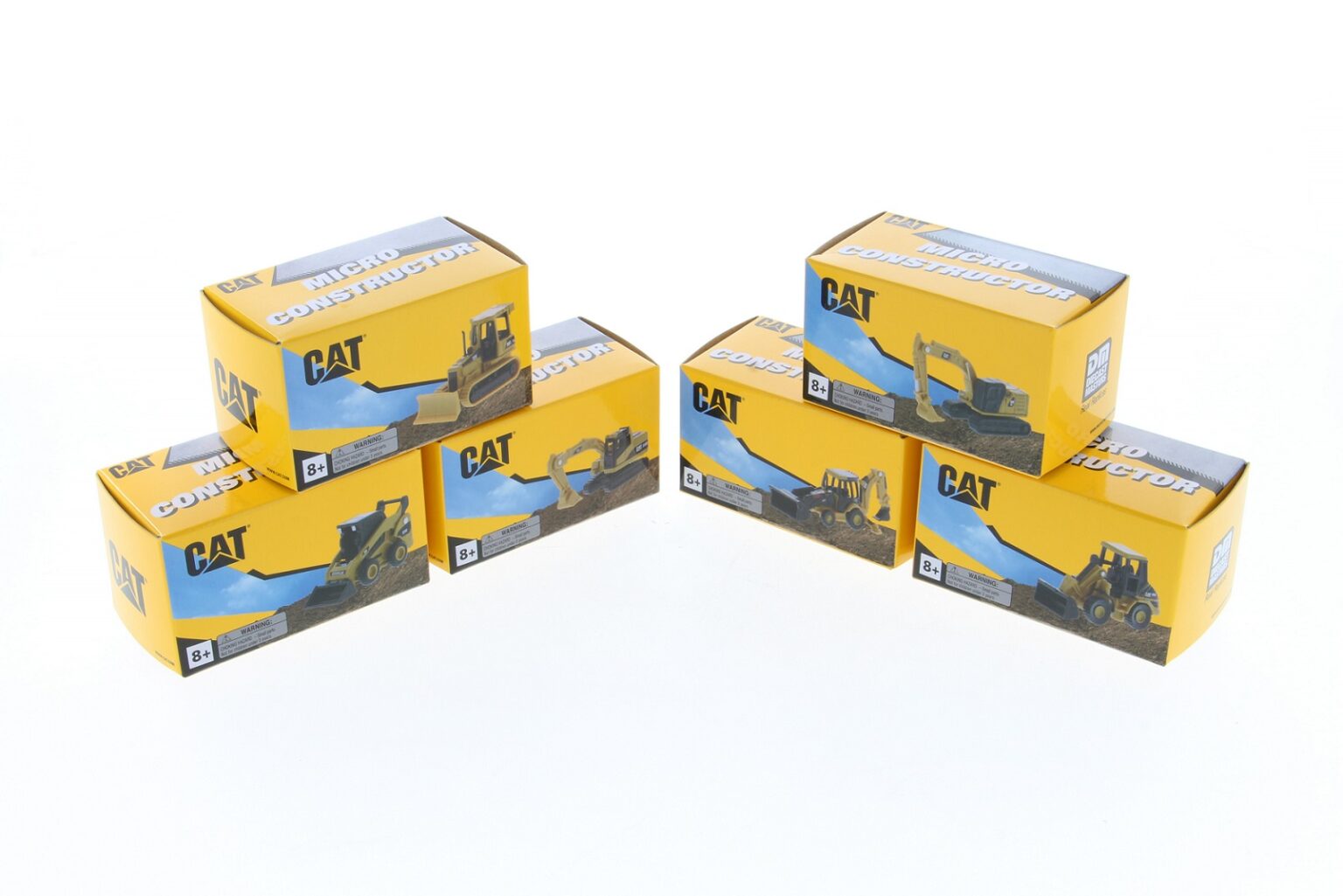 CAT Construction Mini 6pc Assortment - includes 6 Micro Machines ...
