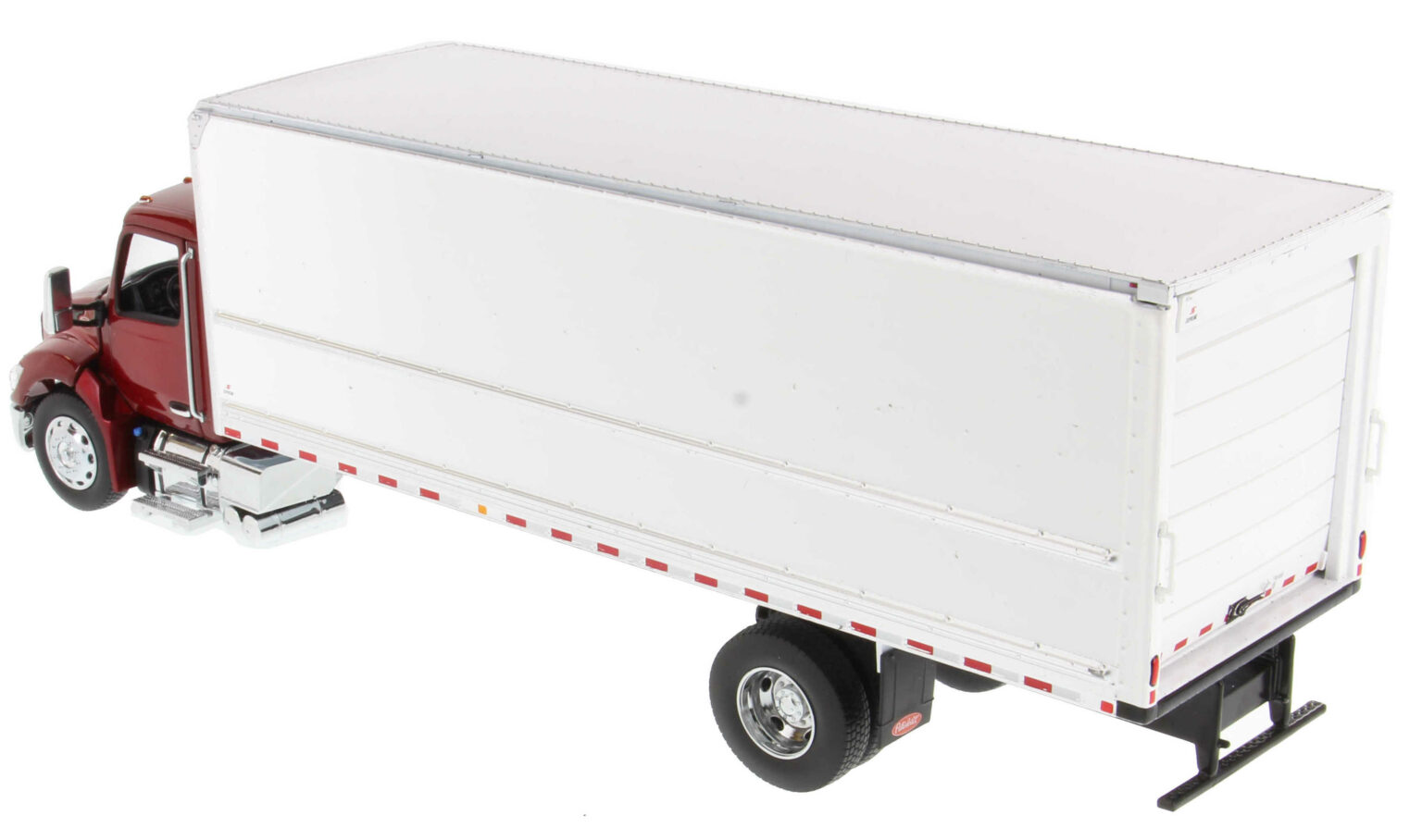 Peterbilt 1:32 scale Model 536 maroon Body with Wabash Supreme 26ft Dry ...